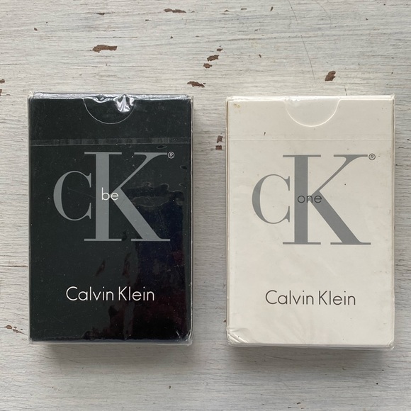 Calvin Klein | Games | New Calvin Klein Playing Cards 2 Decks Sealed ...